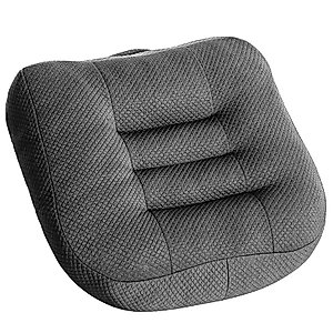 WSGJHB Car Booster Seat Cushion Heightening Height Boost Mat, Breathable Mesh Portable Car Seat Pad Angle Lift Seat Cushions Ideal for Car Office,Home, Used All The Year,C,40x40x12cm