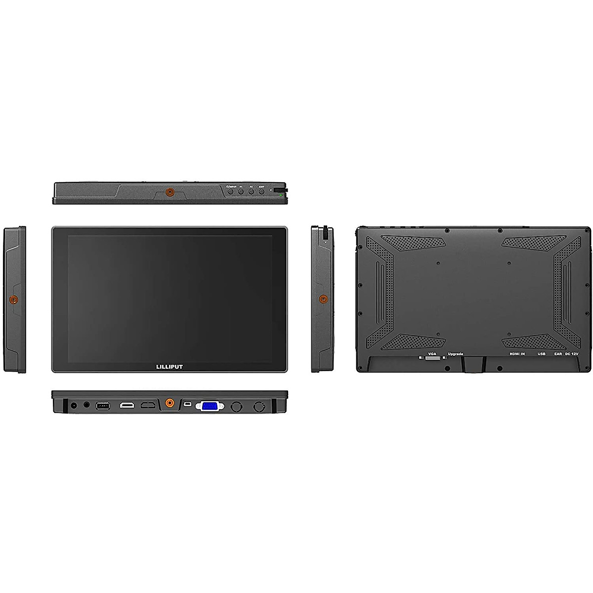 LILLIPUT FA1016/C 10.1" IPS FHD 1000:1 HDMI/VGA Supports 4K 30Hz Glass+Glass Technology Monitor (FA1016/C)