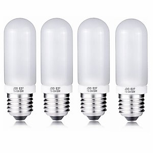 YOTOM 4X 150W Modeling Lamp Bulbs, 110V-130V Frosted Halogen Replacement Light Bulb for Photo Studio Strobe (150W)