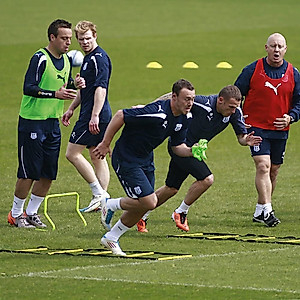 SONPAOLU Agility Ladder & Speed Cones Training Set , for Speed Agility Training & Quick Footwork Exercise -Includes Agility Ladder with Carrying Bag, , 4 Pegs,Resistance Parachute & 8 Sports Cones.