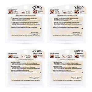 Andrea Two of a Kind False Lashes #53 Black, 4 Pack