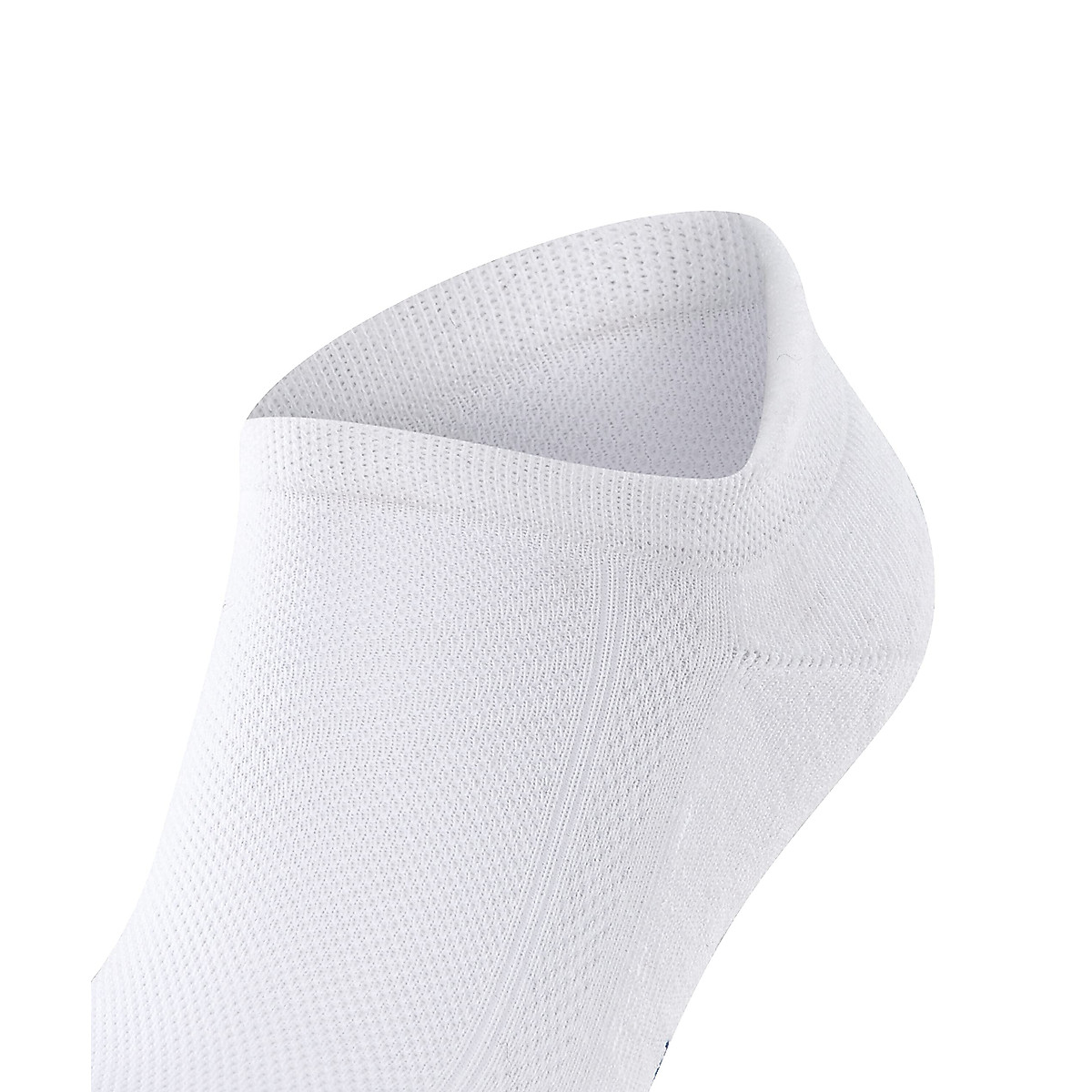 FALKE Unisex Cool Kick Sneaker Socks, Breathable, Cooling Effect, Polyester, Ankle Length, Everyday Colorful Sock, White (White 2000), 10.5-11.5, 1 Pair