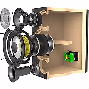 ELAC Debut 2.0 B6.2 Bookshelf Speakers, Black (Pair)