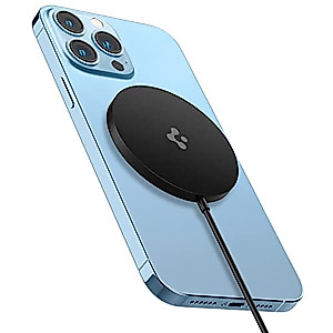 Spigen ArcField for MagSafe Charger, Magnetic Wireless Charger for iPhone 14 MagSafe Charger Fast Wireless Charging Pad Compatible with iPhone 13 Pro Max 13 Mini 12 Pro Max 12 Mini AirPods 3