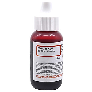 ALDON Innovating Science Neutral Red, 1% Alcohol Solution, 1 fl oz (30mL) - The Curated Chemical Collection