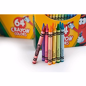 64-Pack Crayons with Sharpener