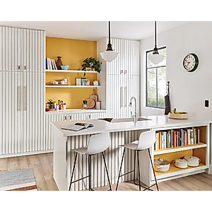 Moen Riley Chrome One-Handle Pulldown Kitchen Faucet Featuring Power Boost for a Faster Clean and Reflex Docking System for the Spray Head, Modern Kitchen Sink Faucet, 7402C