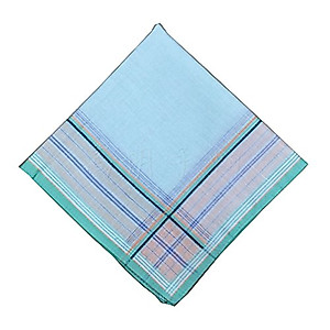 Forlisea Women Colorful Light Color Handkerchief Cotton Hanky