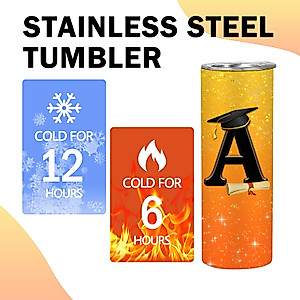 Personalized Graduation Gifts Tumbler 20oz with Name,Congratulations Graduates Gifts for Women,Custom Class of 2025 Cup, Master College High School Phd Presents for Her Women Girls Friends