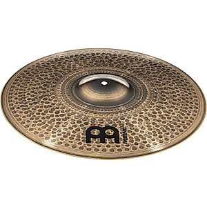 Meinl Cymbals Pure Alloy Custom 17" Medium Thin Crash Cymbal — Made in Germany — Smoked Bronze Finish, 2-Year Warranty (PAC17MTC)