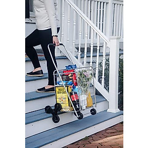 Helping Hand FQ39905 Stair Climber Folding Cart with Wheels and Handle