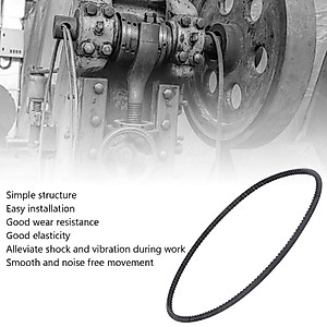 Lathe Belt, Good Elasticity 5M375 Noise Free Easy Installation Belts Replacement for MX‑400 MX‑600 MX‑750