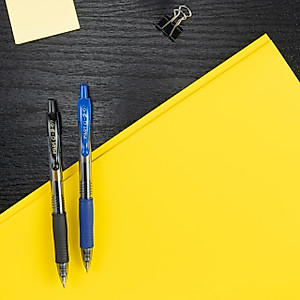 Pilot, G2 Premium Gel Roller Pens, Fine Point 0.7 mm, Blue, Black, Pack of 8