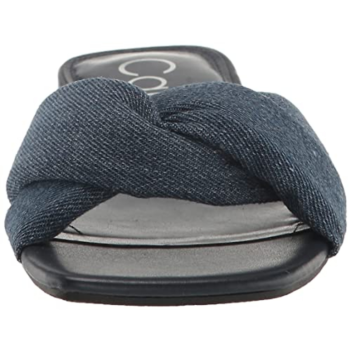 Calvin Klein Women's Marita Sandal, Denim Blue 420, 7