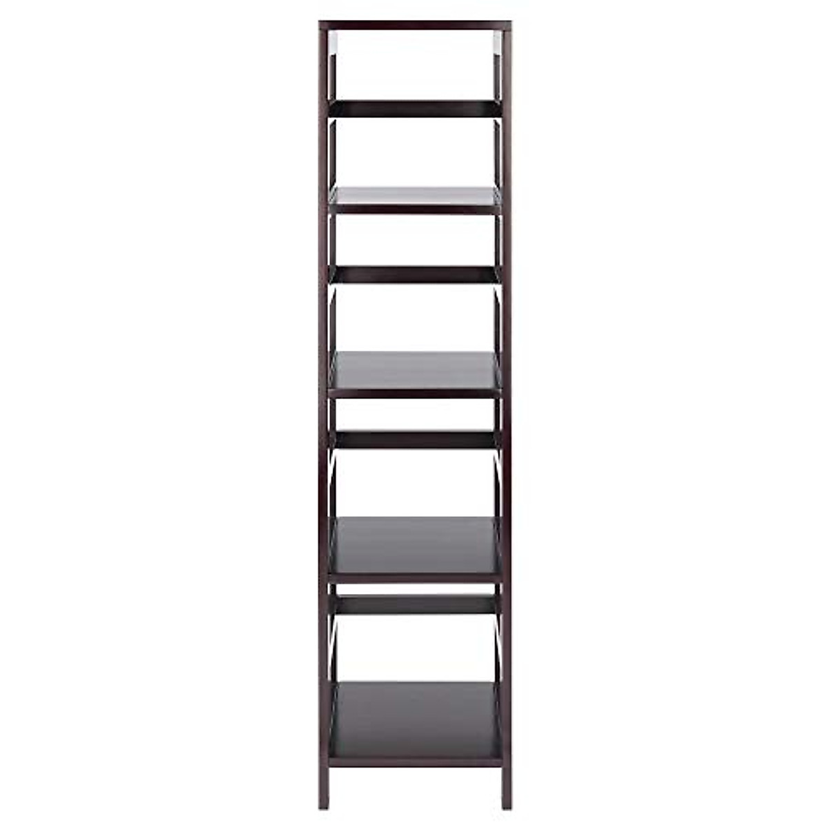 Winsome 4 tier Wood Leo model name Shelving, Small, Espresso