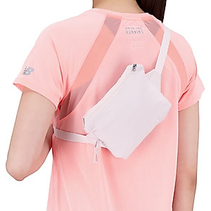 New Balance Women's Impact Run Packable Jacket, Stone Pink, X-Small