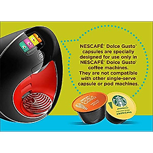 Dolce Gusto Nescafe Coffee Pods, Cafe Au Lait, 16 Count, Pack of 3
