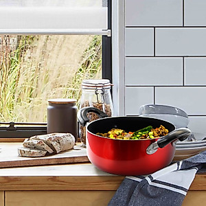 Better Chef Dutch Oven 5 Quart Aluminum, Red