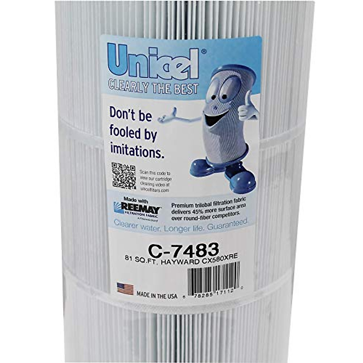 Unicel C-7483 Spa Replacement Filter Cartridge for Hayward SwimClear C3025 and C3030 (4 Pack)