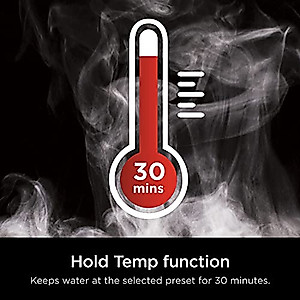 Ninja KT200 Precision Temperature Electric Kettle, 1500 watts, BPA Free, Stainless, 7-Cup Capacity, Hold Temp Setting, Silver