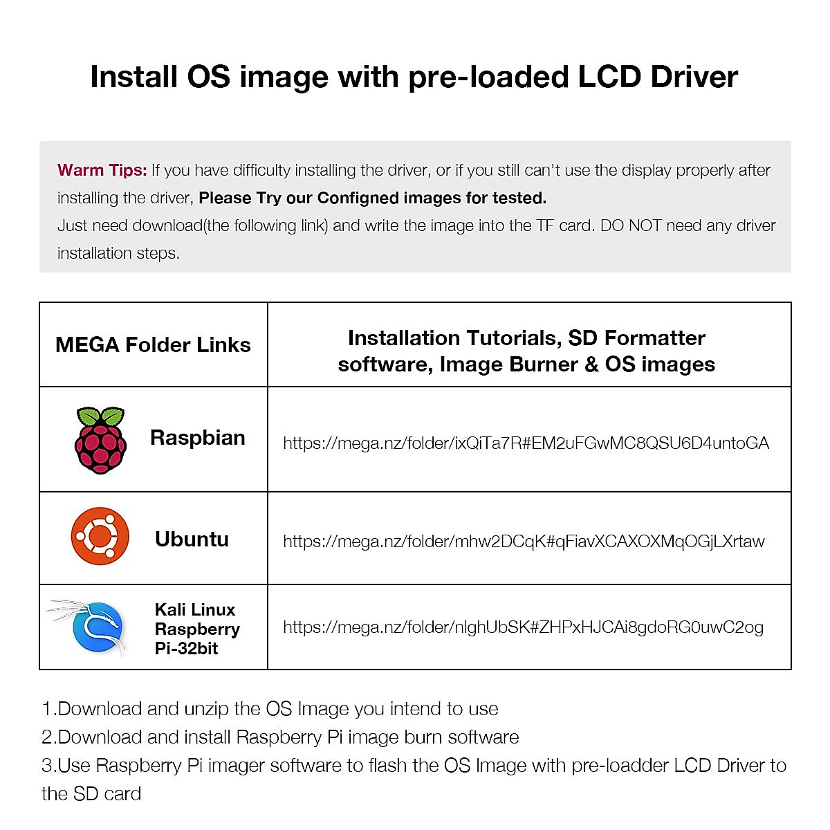 Hosyond 3.5 Inch 480x320 Touch Screen TFT LCD SPI Display Panel for Raspberry Pi A, B, A+, B+, 2B, 3B, 3B+,4B,5