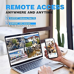 SWANN 1080P Video 8 Channel DVR Security Camera System, 1TB Hard Drive, 4 Indoor/Outdoor Cameras with Audio, Wired CCTV Home Surveillance, Color Night Vision, SwannForce LED Lights & Sirens, 846804SLB