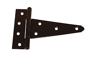 Shed Windows and More Shed T Hinges 6" (Set of 6) Strap Heavy Duty W/Screws Storage Building Barns Sheds Garages