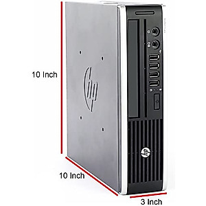 HP 8300 USFF Computer Desktop PC, Intel Core i7 3.4GHz Processor, 8GB Ram, 120GB Solid Drive, WiFi | Bluetooth, 1080p Webcam, Wireless Keyboard & Mouse, 19 Inch Monitor, Windows 10 (Renewed)