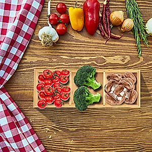 S'mores Station Box Smores Caddy S'mores Bar Holder Wooden Organizer Box for Serving Snacks Camping BBQ Accessories Displaying Utensils