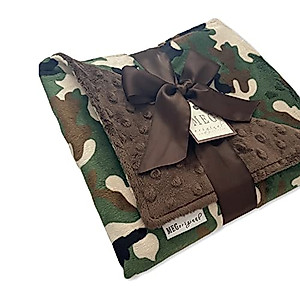 MEG ORIGINAL Camouflage Baby Blanket 1704 (Camo & Brown)