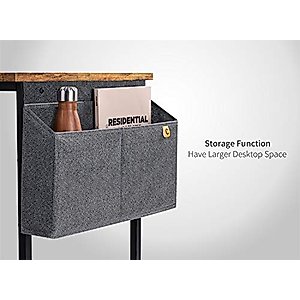 Cubiker Modern L-Shaped Computer Office Desk, Corner Gaming Desk with Monitor Stand, Home Office Study Writing Table Workstation for Small Spaces