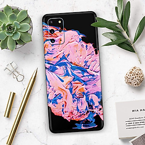DesignSkinz Liquid Abstract Paint V3 Protective Vinyl Decal Wrap Skin Cover Compatible with The Samsung Galaxy S20 (Screen Trim & Back Glass Skin)