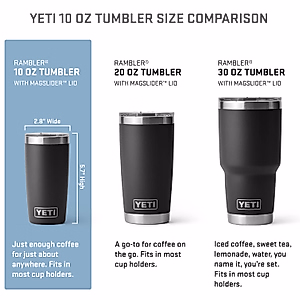 YETI Rambler 10 oz Tumbler, Stainless Steel, Vacuum Insulated with MagSlider Lid, High Desert Clay