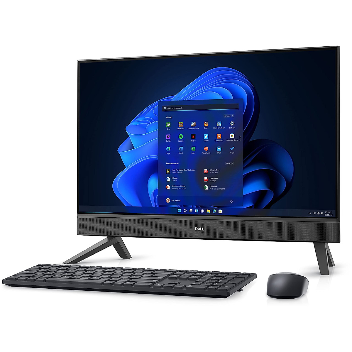 Dell Inspiron 7710 27" Full HD (1920x1080) All-in-One Desktop Computer - 12th Gen Intel Core i7-1255U 10-Core up to 4.7 GHz CPU, 32GB RAM, 2TB NVMe SSD + 1TB HDD, Intel UHD Graphics, Windows 11 Pro