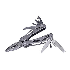 STANLEY Multitool, 12-in-1, Stainless Steel, Black Pouch (84-519K)