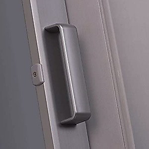 LTL Home Products EL4880S Elite Interior Accordion Folding Door, 48 x 80 Inches, Satin Silver
