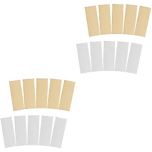 iplusmile 10 Pairs Zinc Sheet Copper Sheet Plating Kit Nickel Anode Black Oxide Coating Kit Potato Light Nickel Plating Kit DIY Kits Electrode Strip for Plating Aluminum Plate Fruit