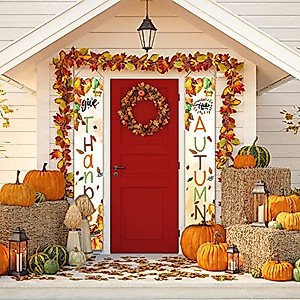 Thanksgiving Decorations for Home - Thanksgiving Banner, Fall Decor for Home, Thanksgiving Party Decorations, Thanksgiving Decor