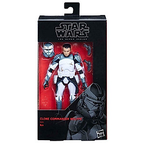 Star Wars The Clone Wars Black Series Clone Commander Wolffe Action Figure [6 Inch]