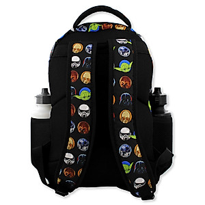 Star Wars Boy's Girl's Adult's 16 Inch School Backpack (One Size, Black)