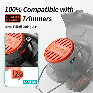 Trimmer Line Cap and Spring for BLACK+DECKER,Trimmer Replacement Spool Cap Covers Compatible for Black+Decker AFS Trimmer (RC100P),Black and Decker Weed Eater Parts,4 Pack ( 4 Spool Cap+4 Spring )