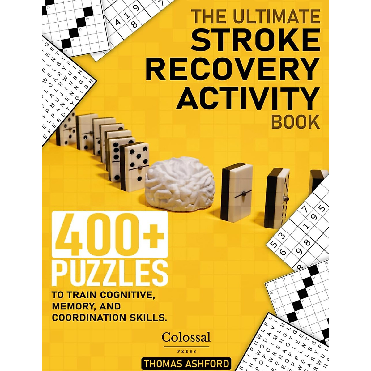 Stroke Recovery Activity Book - Strokes and Other Traumatic Brain Injury workbook: With Stroke Recovery Games and Puzzles for Stroke Patients. The ... book. Great as gifts for stroke recovery.