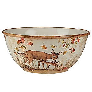 Certified International Pine Forest 152 oz. Deep Bowl,