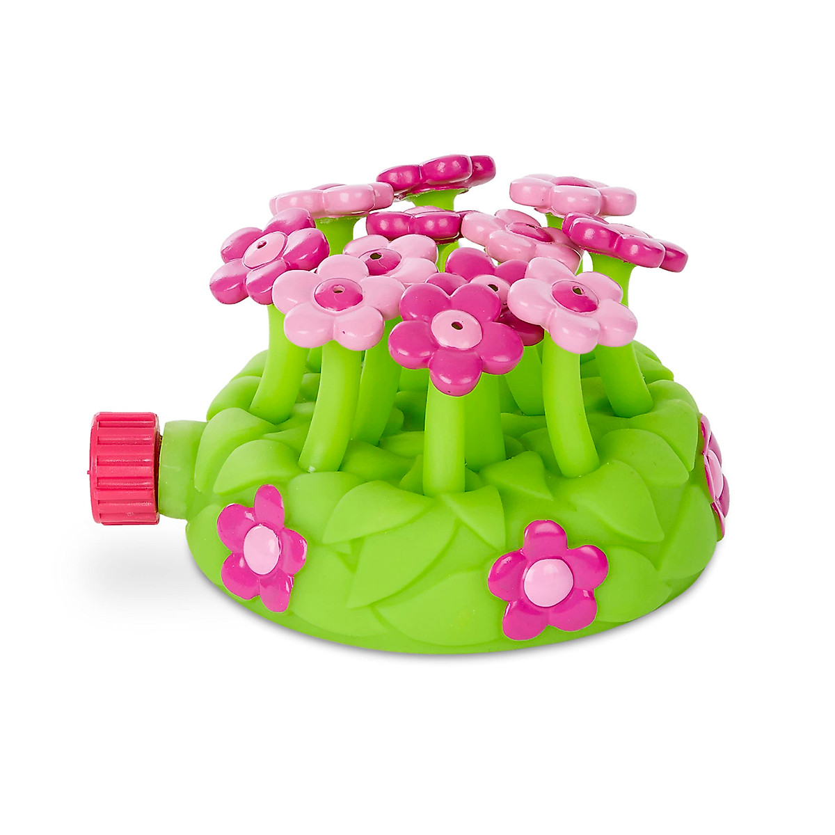 Melissa & Doug Sunny Patch Pretty Petals Flower Sprinkler Toy With Hose Attachment for 3+ years