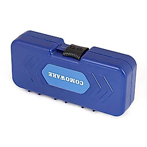 COMOWARE Impact Screwdriver Bit Set with Titanium Drill Bits - Quick Release Twist Drill Bit Set with Tough Case, Impact Driver Bit Set Total 35Pcs