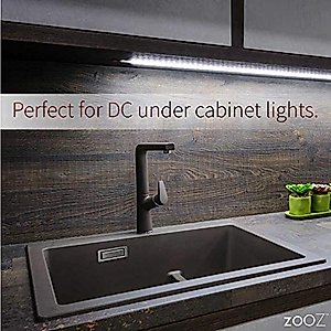 Zooz Z-Wave Plus S2 12/24 V DC RGBW Dimmer ZEN31 for LED Strips and DC Lighting, Work as a Network Repeater (Z-Wave Hub Required)