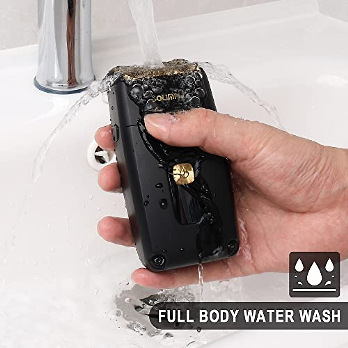 Solimpia Foil Shaver Electric Shavers for Men Bald Head Shaver Zero Gapped Cordless Nose Hair Trimmer Electric Razor Clipper T-Blade Men’s Grooming Kit Professional