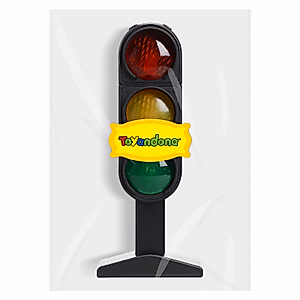 TOYANDONA Traffic Light Signs Toy Multicoloured Simulation Road Light Safety Traffic Maker Crosswalk Signal Model Toy for Kids Birthday Education Gifts