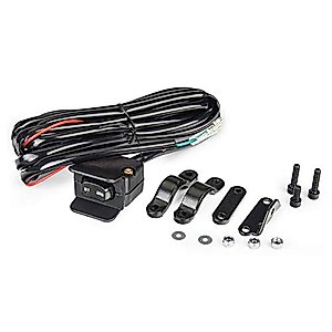MaySpare 12V Winch Rocker Thumb Switch with Mounting Bracket for ATV UTV Handlebar Control Line Kit