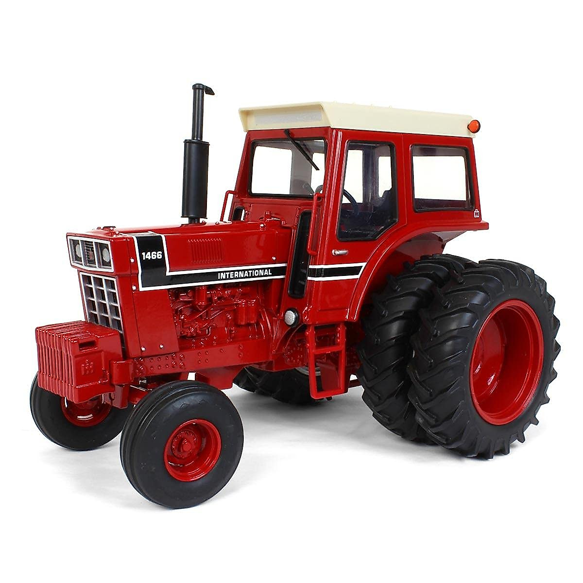 ERTL 1/16 International Harvester 1466 Black Stripe 2WD w/Cab & Rear Duals, Prestige Collection 44260
